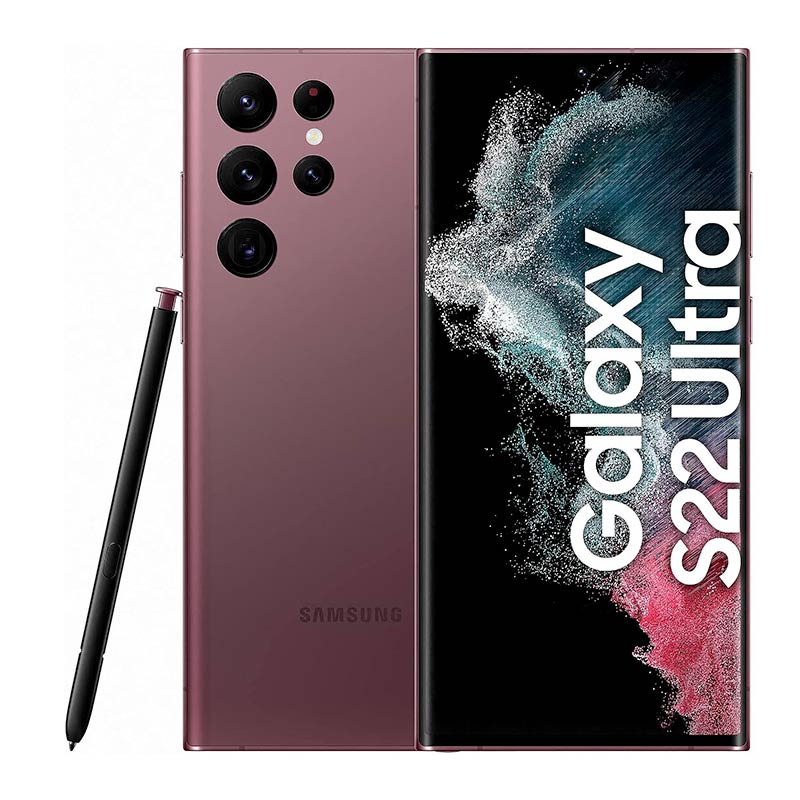 Smartphone Samsung Galaxy S22 Ultra 5g 128go Bordeaux Reconditionne ...